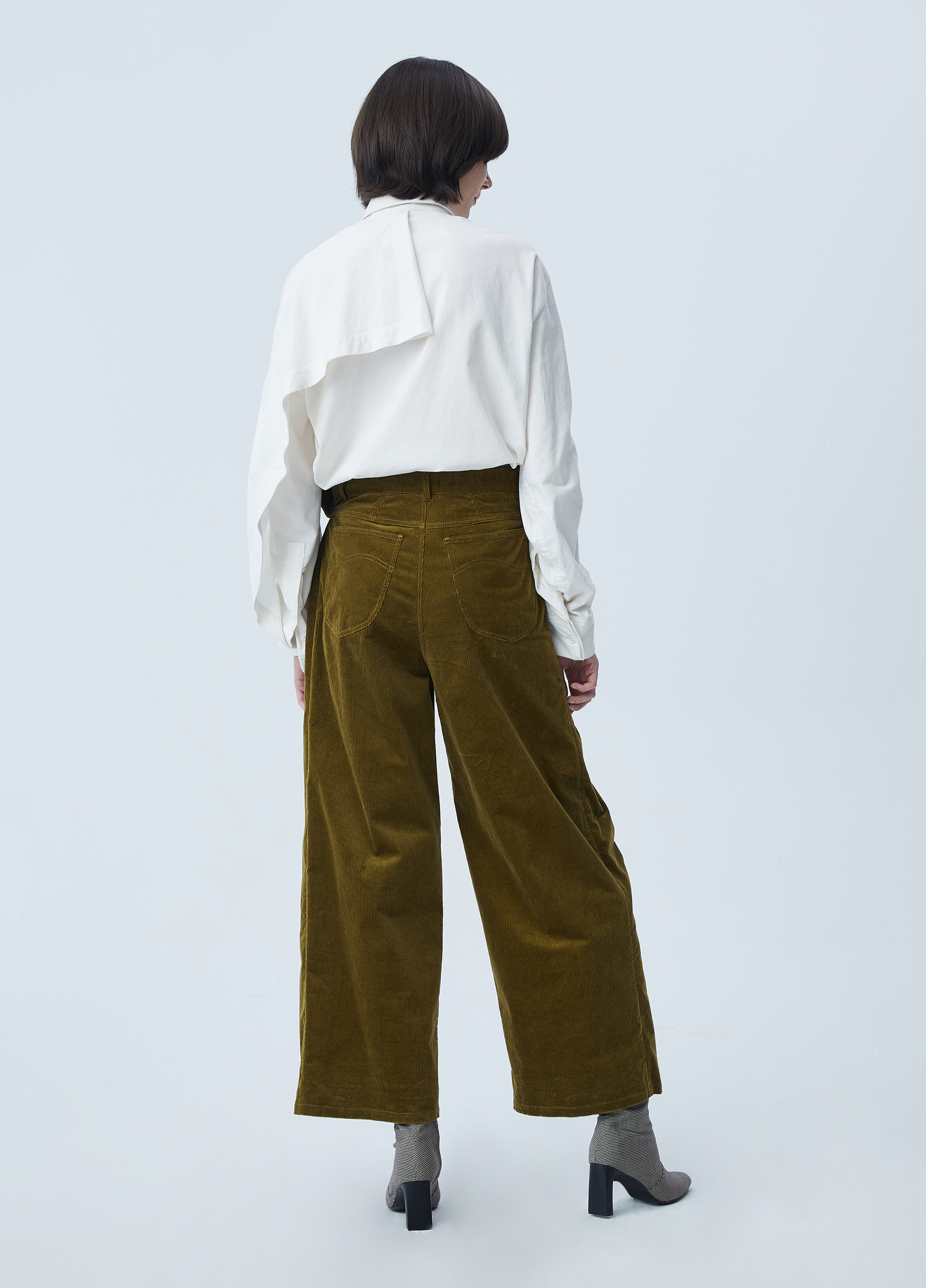 Double Waisted Pants (Green/Black) — AGoodFun (fka JNBY USA) Double Waisted Pants (Green/Black) — AGoodFun (fka JNBY USA)