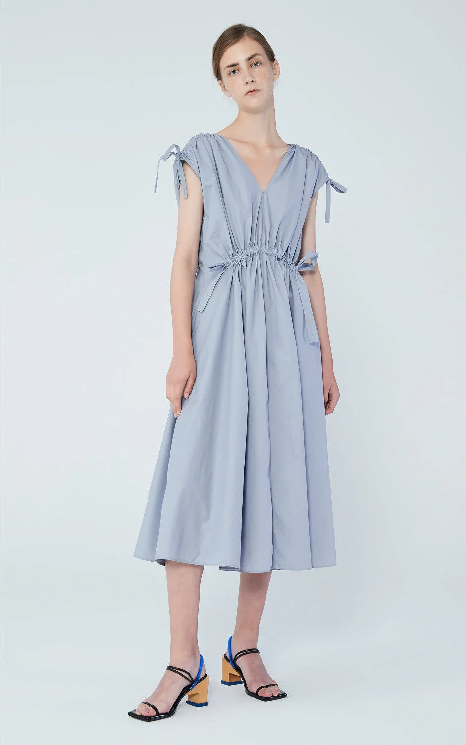 Drawstring Detail Dress — JNBY