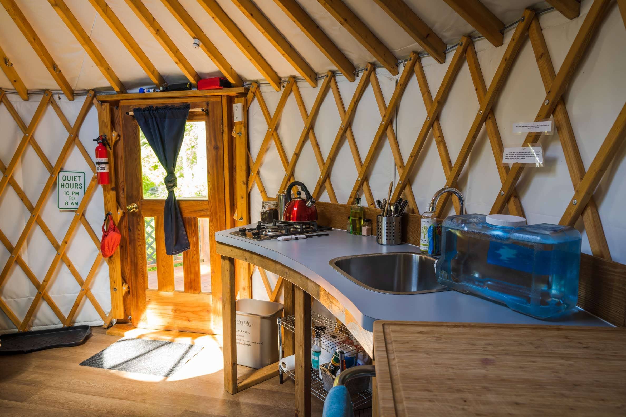 Oceanfront Yurt Lodging in Seward & Resurrection Bay AK by Shearwater Cove