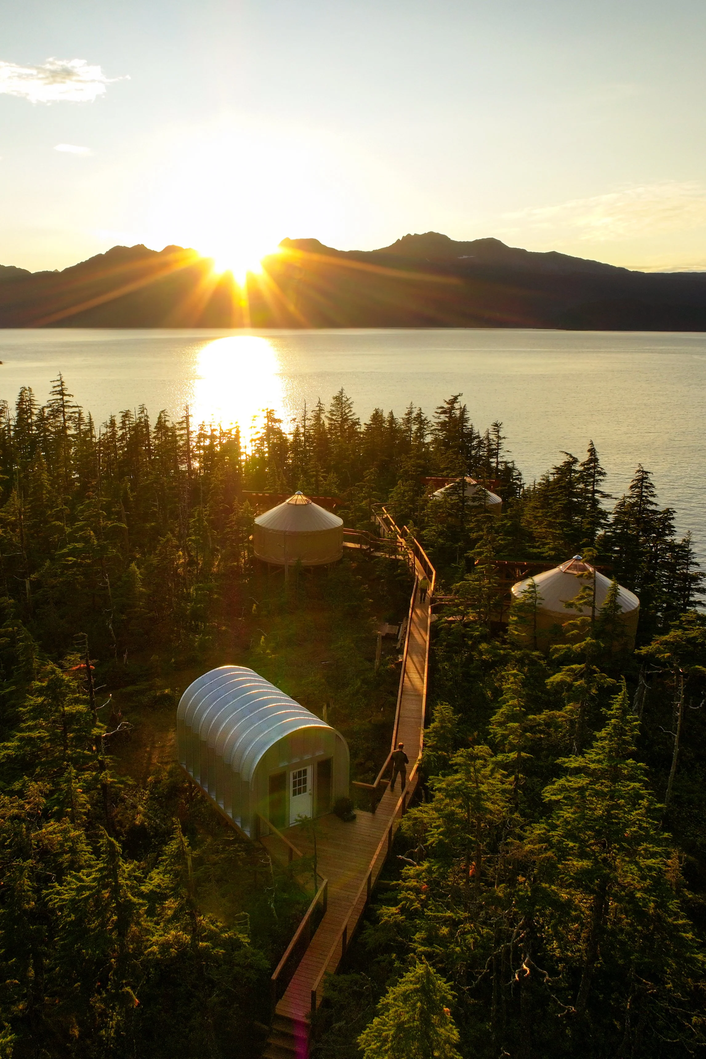 Oceanfront Yurt Lodging in Seward & Resurrection Bay AK by Shearwater Cove