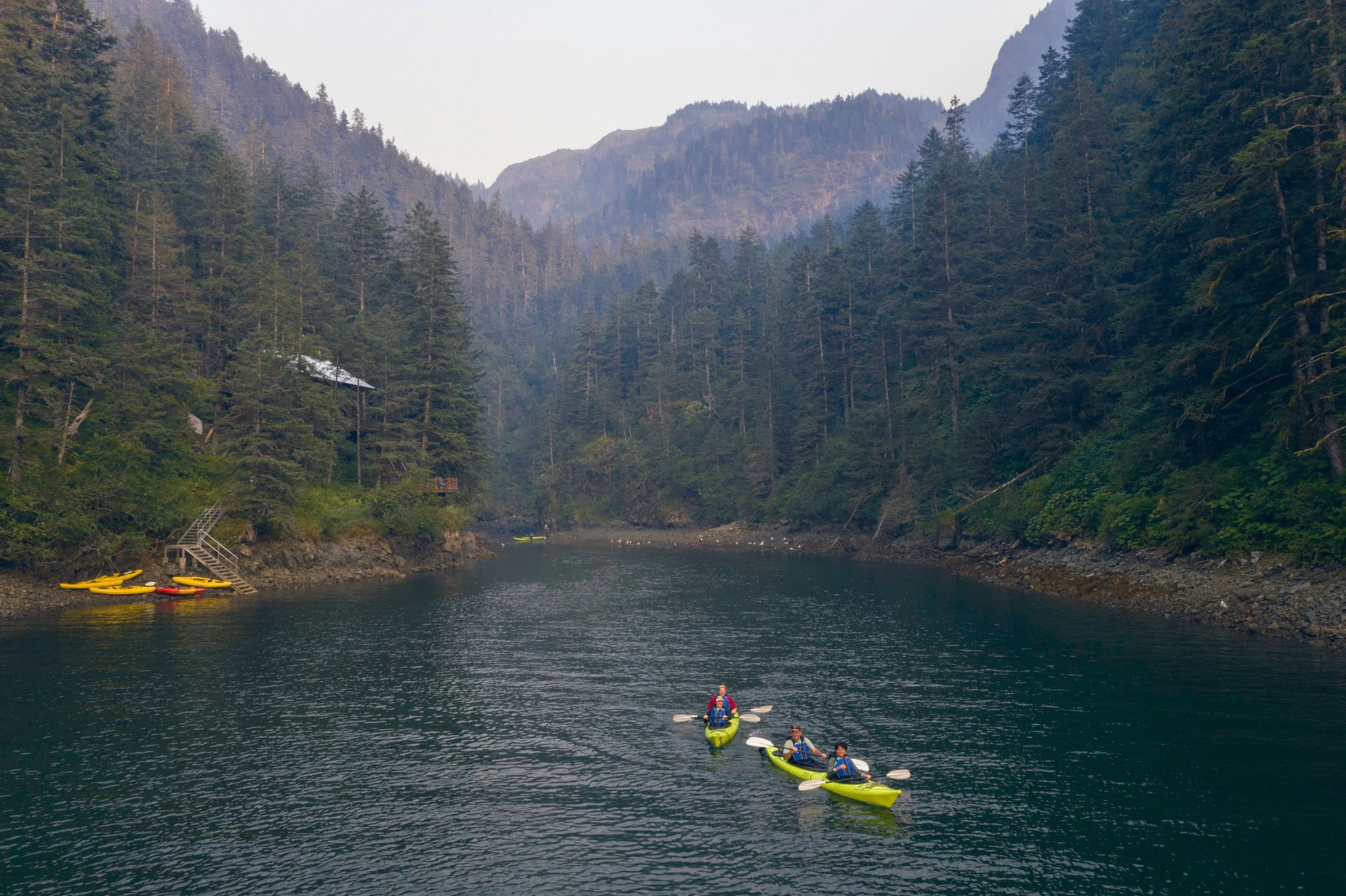 Sea Kayaking at Shearwater Cove in Resurrection Bay, Kenai Fjords ...