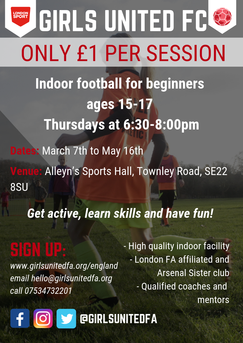New session launch for 15-17yrs old! — Girls United Football Association