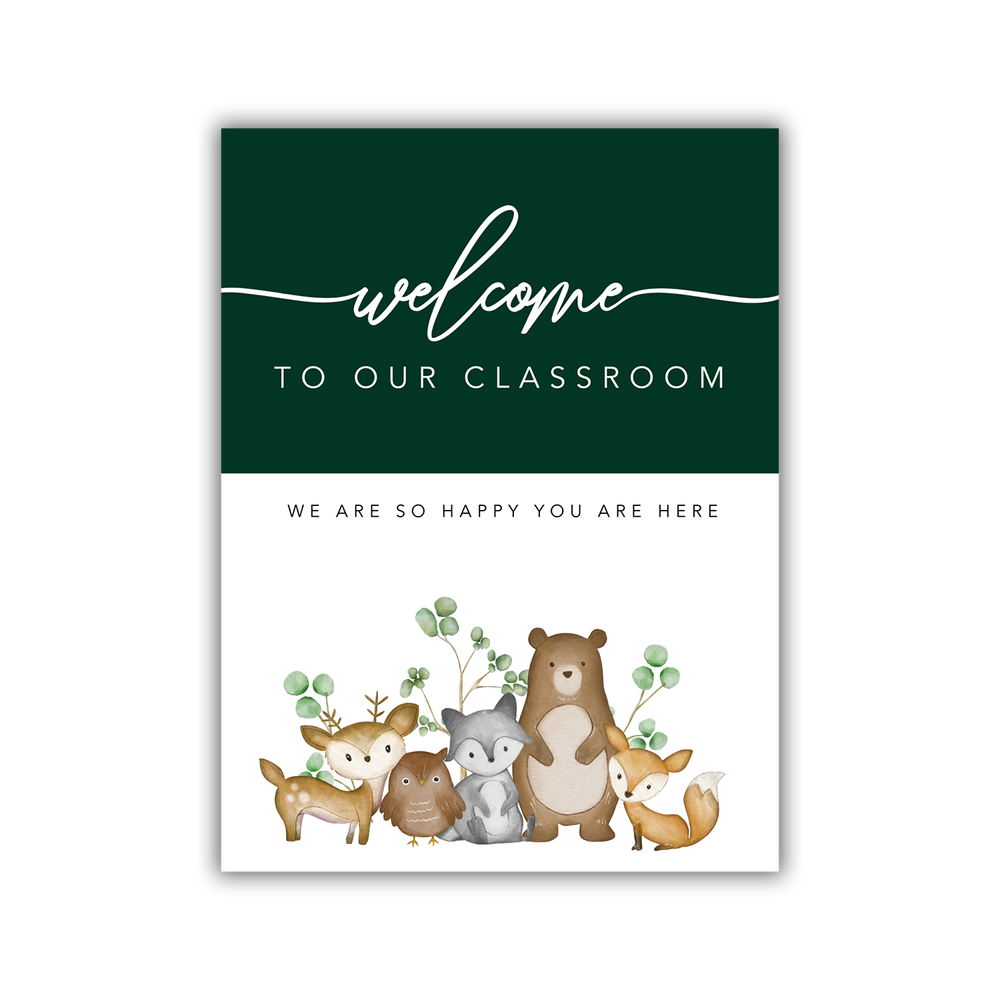 Woodland Creatures Classroom Printables | Discover Unique Designs — The ...