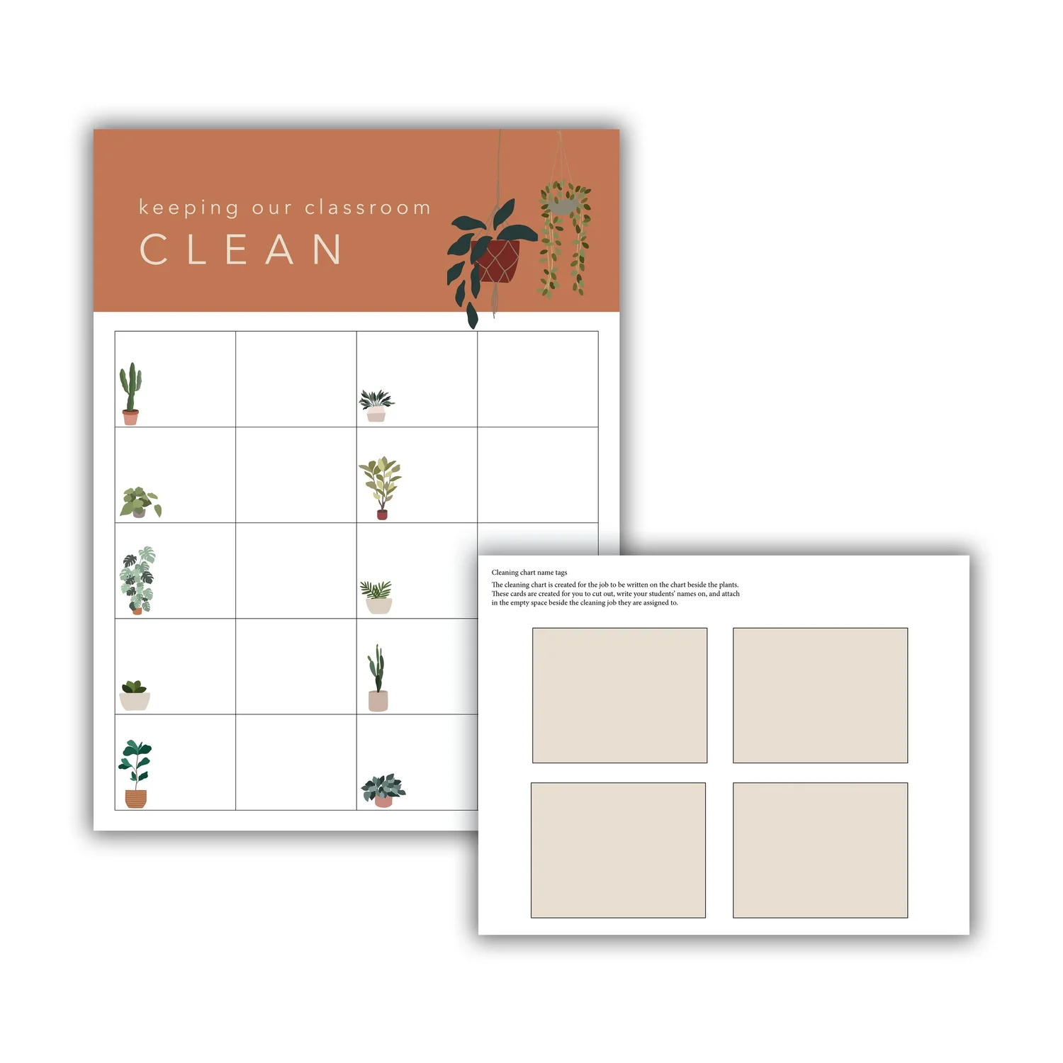 Houseplant Classroom Printables | Shop Now for Inspiration — The Simple ...
