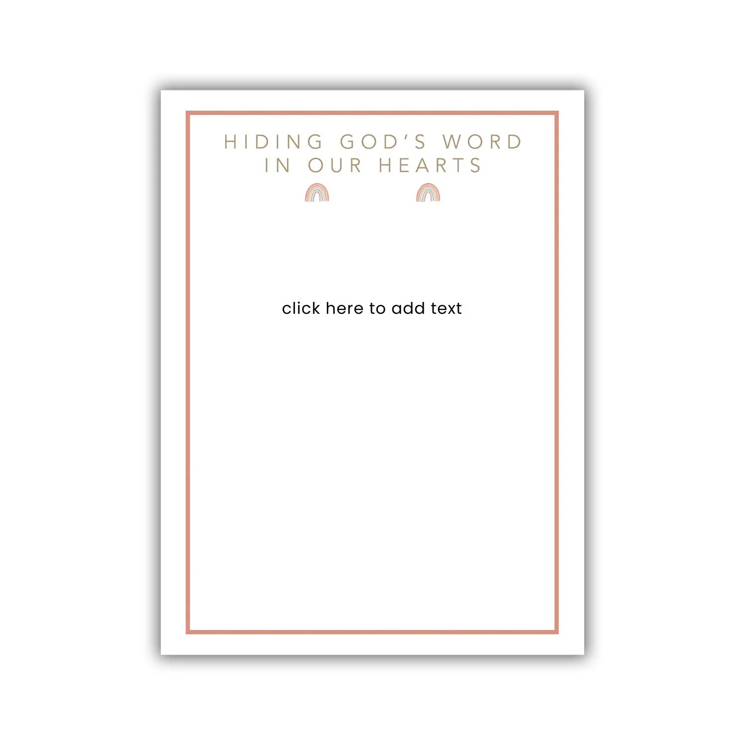 Bible Memory Poster | EDITABLE | 18x24 | Digital Download — The Simple ...