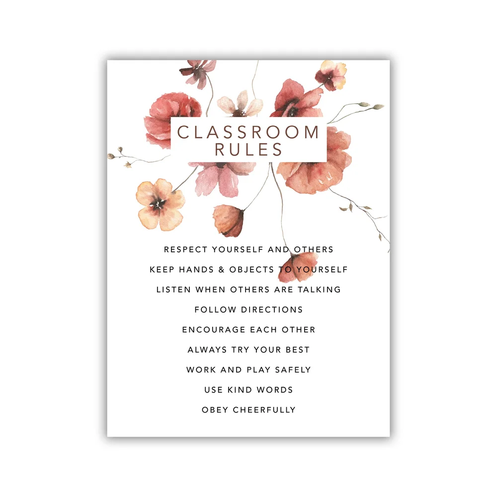 Wildflower Classroom Printables — The Simple Design Co.