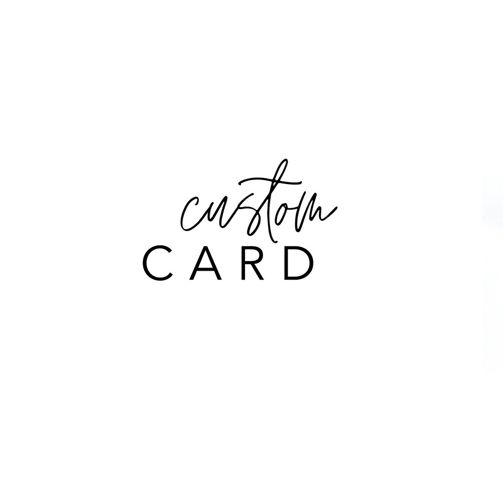 Custom Card — Custom Designed Birth Announcements on High-Quality ...