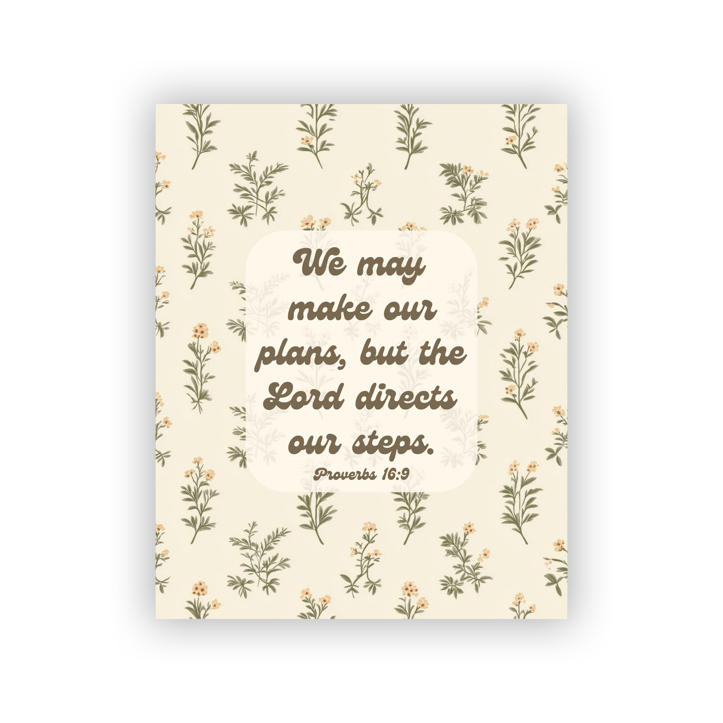 The Lord Directs Our Steps Printable — The Simple Design Co.