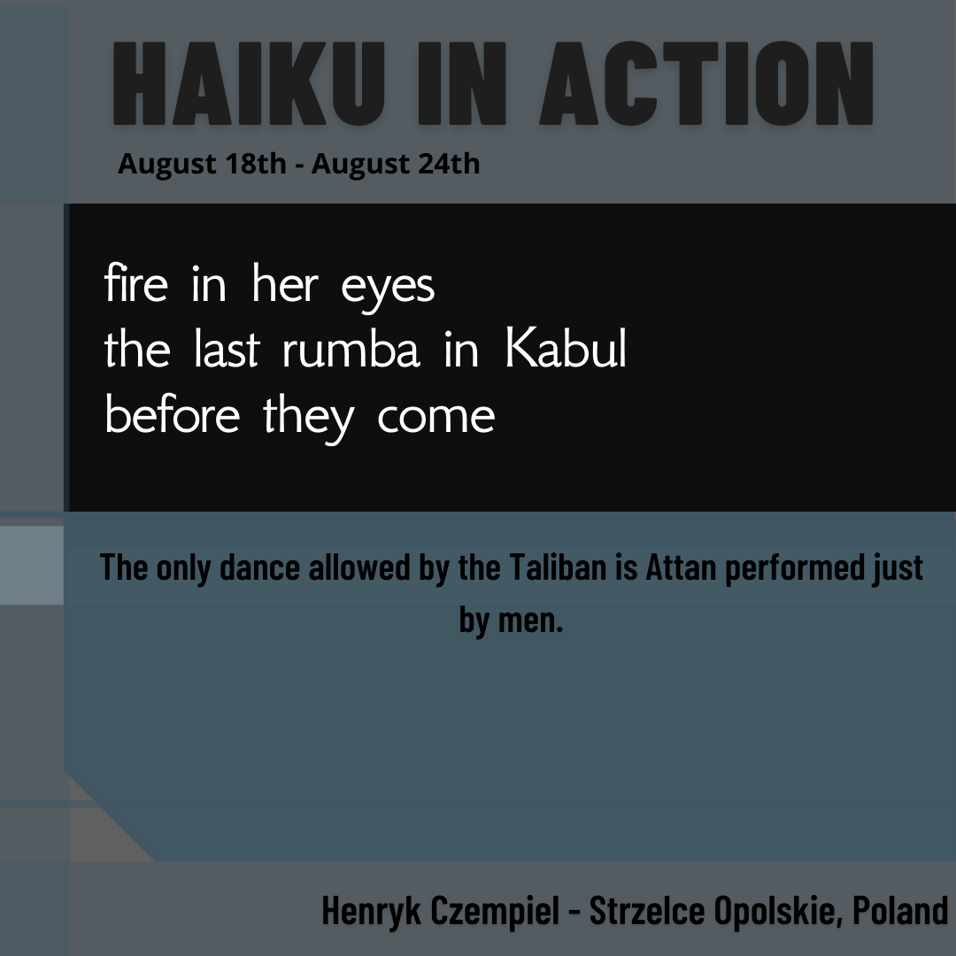 Haiku in Action Week 34 — Nick Virgilio Haiku Association