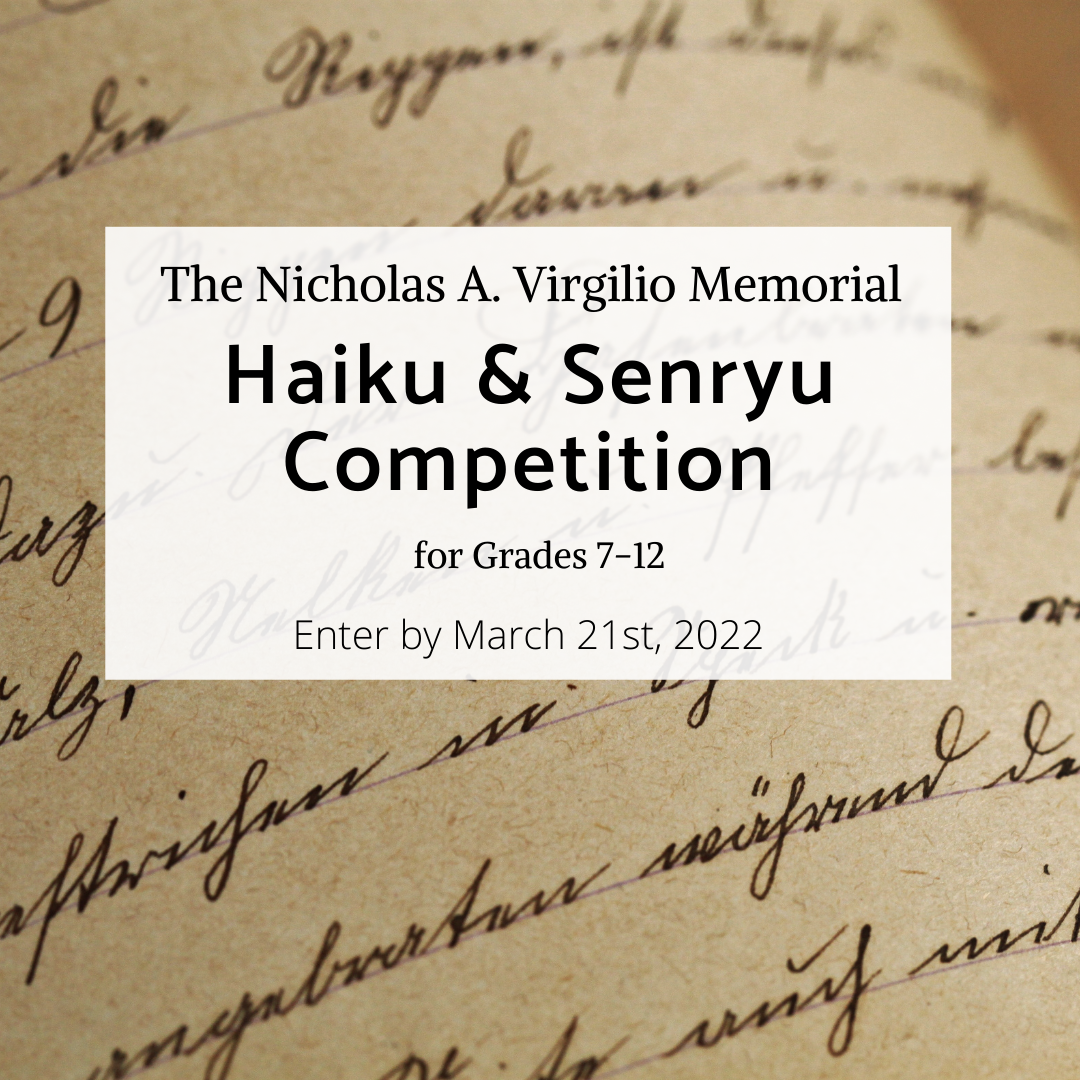 32nd Annual Student Haiku and Senryu Competition — Nick Virgilio Haiku ...
