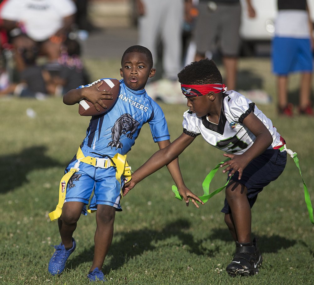 The Northside’s youngest football players chase flags for summer fun ...