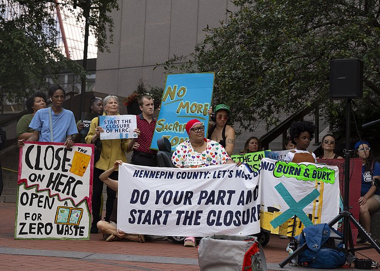 Protesters pressure county board. They say, ‘To heck with the HERC ...