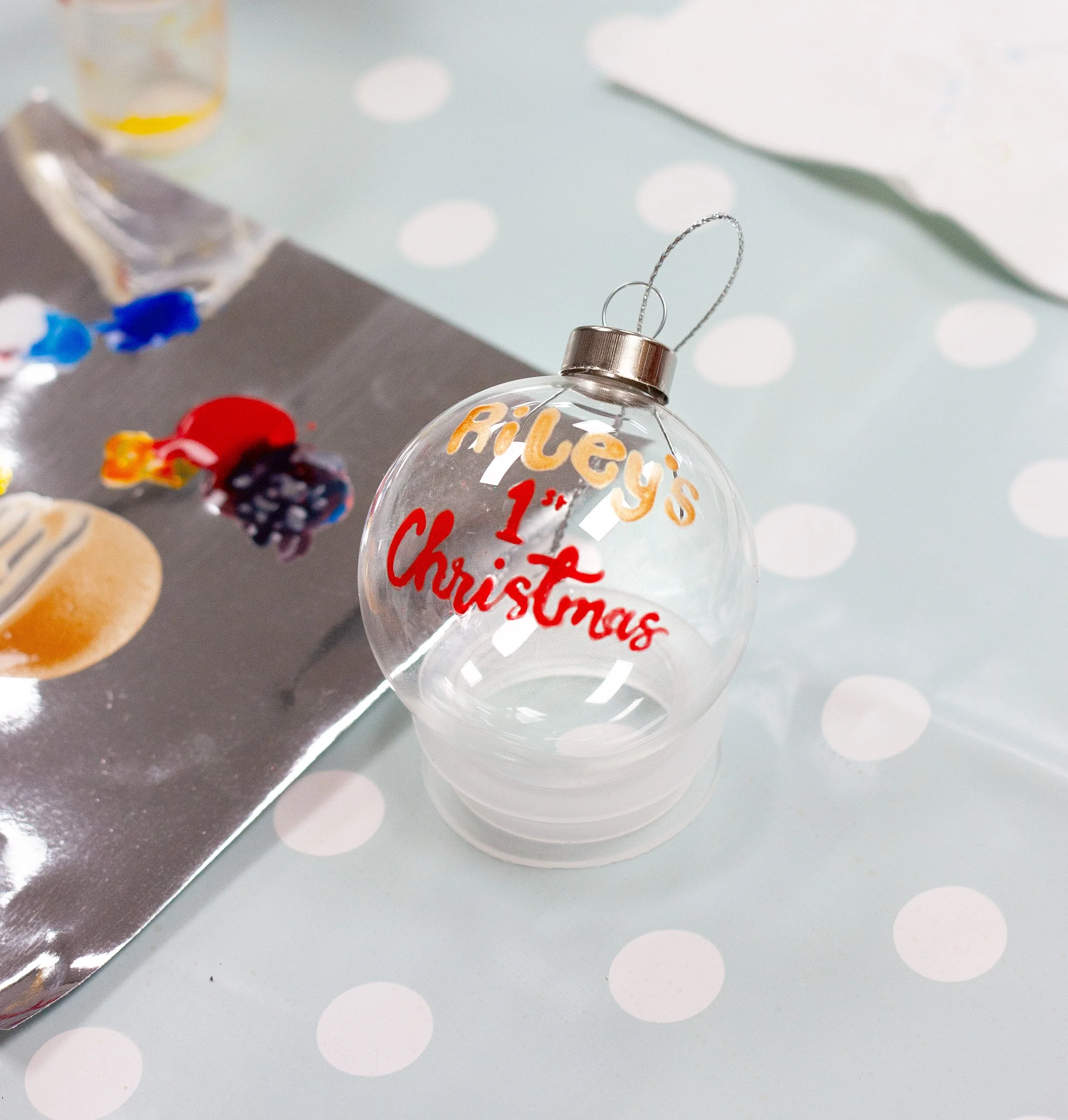 Christmas Glass Bauble Workshop | The Crafty Hen