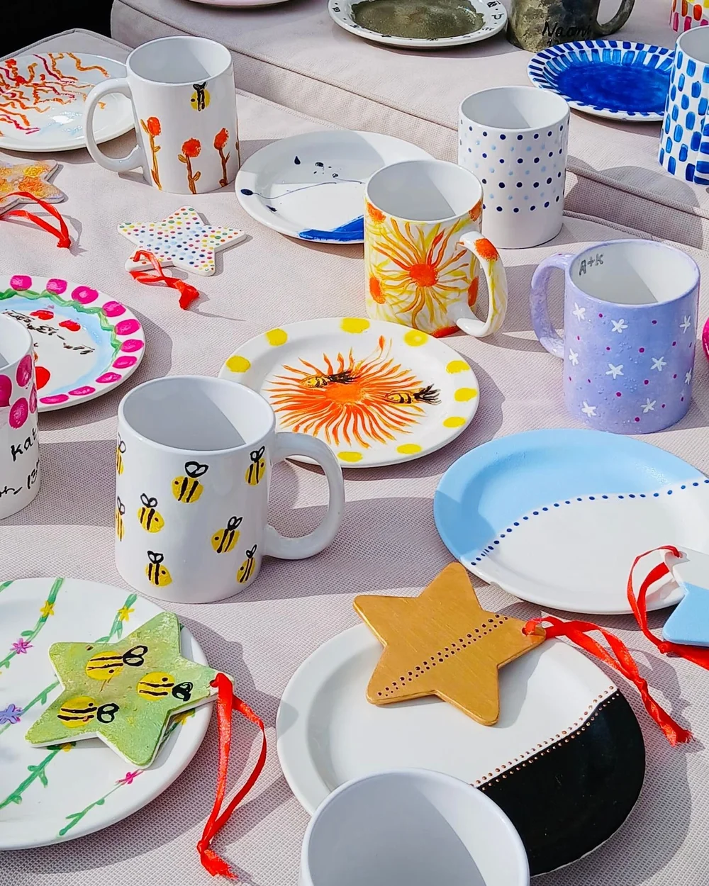 Ceramic Painting Hen Party | The Crafty Hen