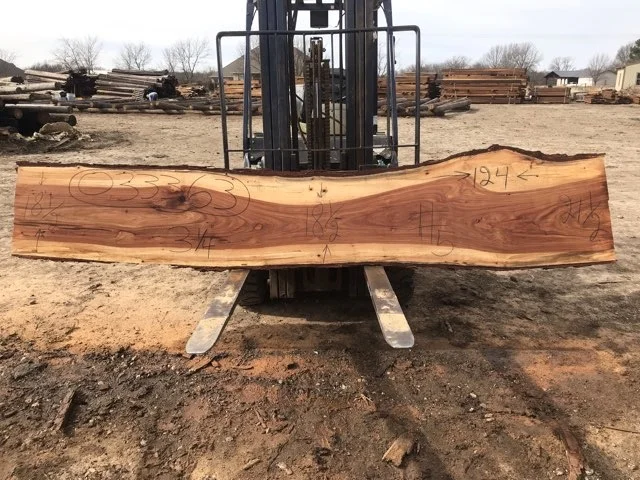 Pecan Slabs - Available — harden SAWMILL
