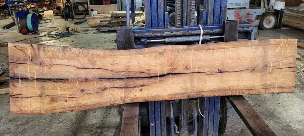 White Oak Mantles — harden SAWMILL