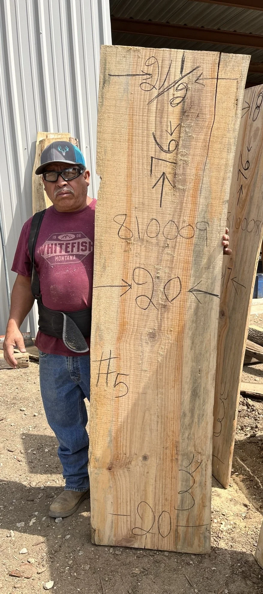 Pine Slabs Available — harden SAWMILL