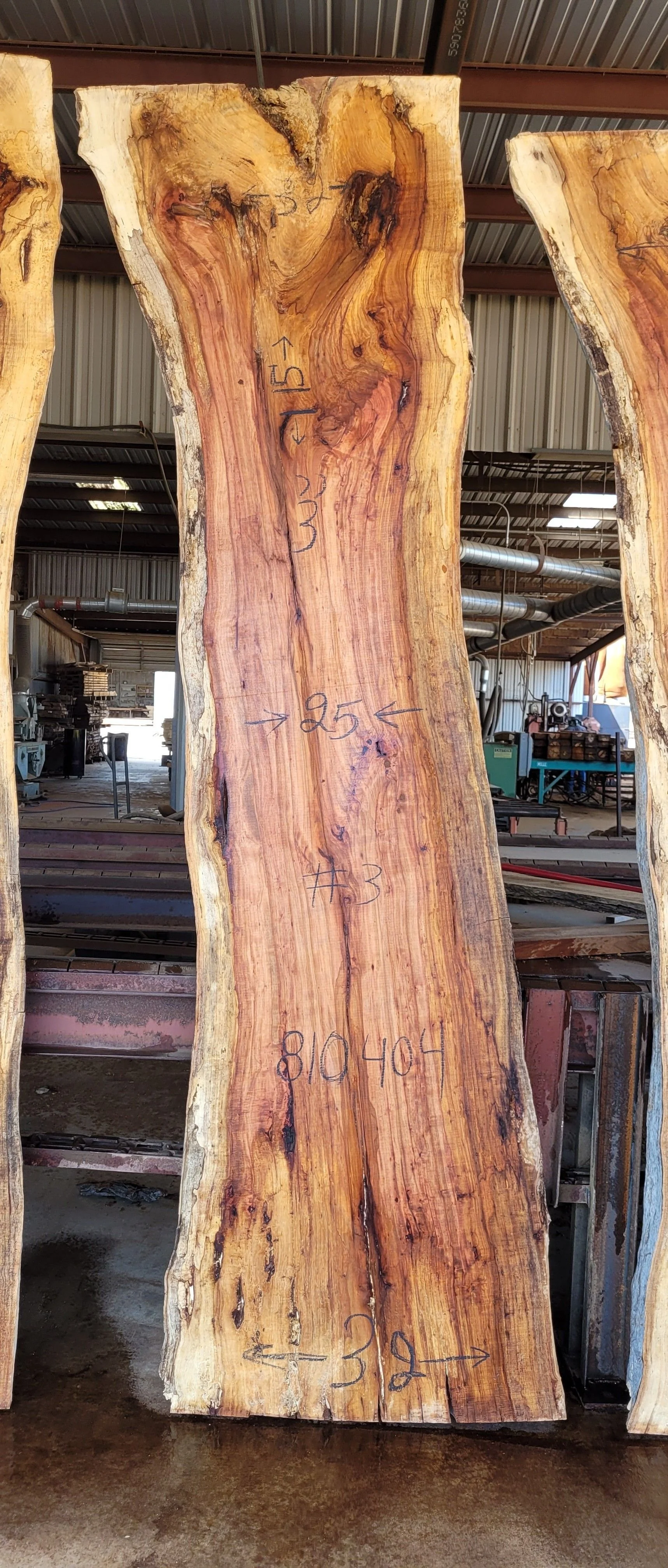 Pecan Slabs - Available — harden SAWMILL