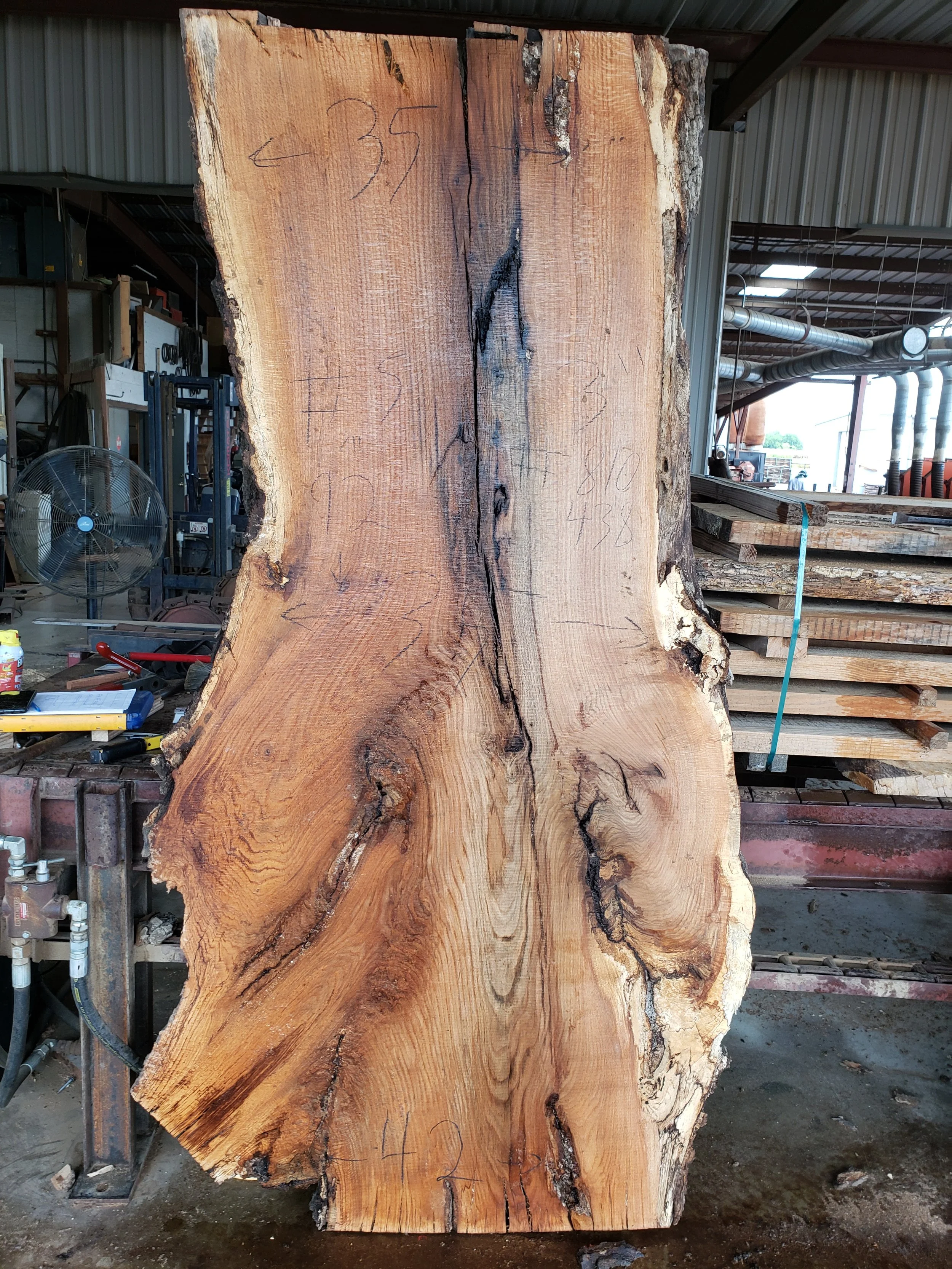 White Oak Slab 810438 - Available — harden SAWMILL