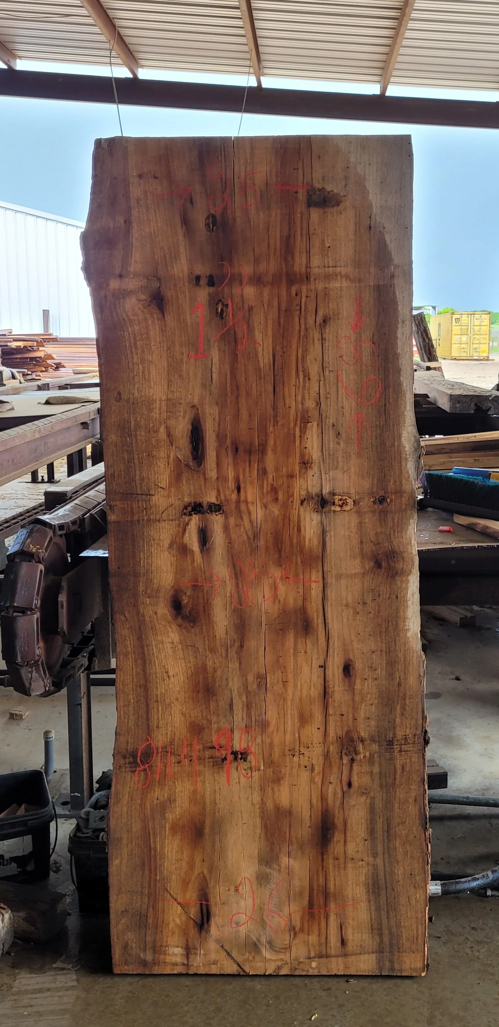 Pecan Slabs - Available — harden SAWMILL