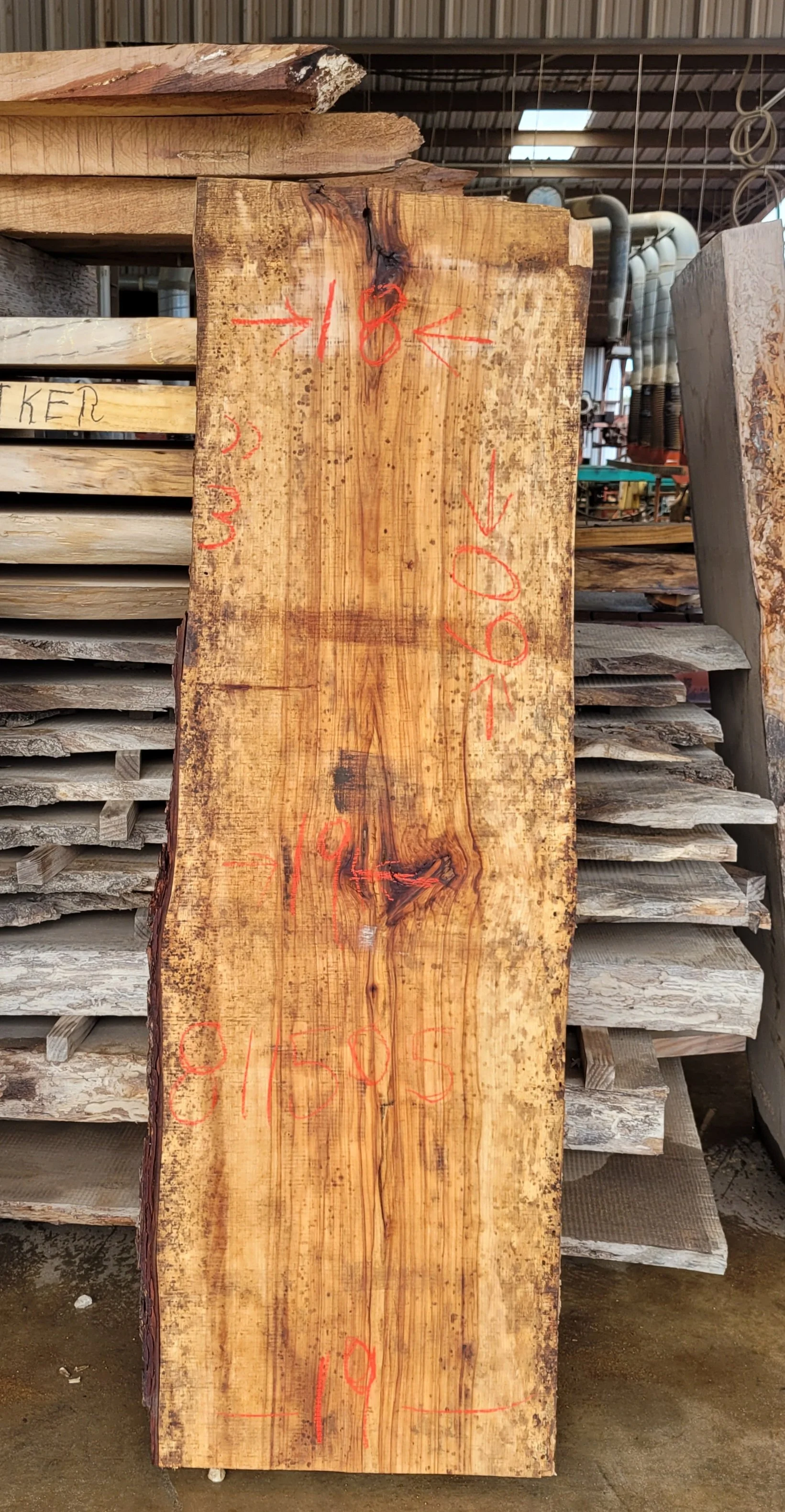 Pecan Slabs - Available — harden SAWMILL