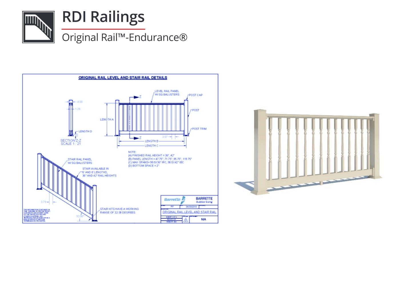15+ CAD Drawings of Railings for your Residential or Commercial ...