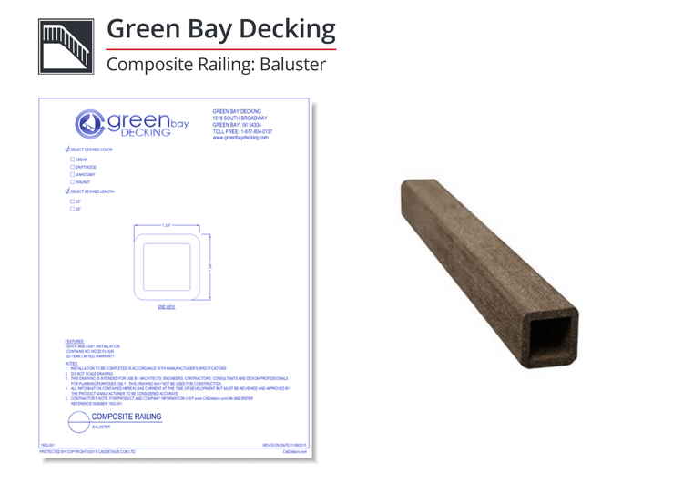 15+ CAD Drawings of Railings for your Residential or Commercial ...