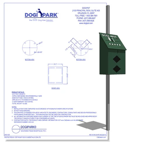 20+ CAD Drawings to Design the Ultimate Dog Park | Design Ideas for the ...