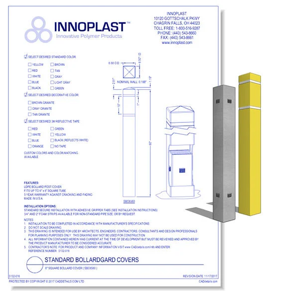 20+ CAD Drawings of Bollards for Providing Safety and Security to the ...
