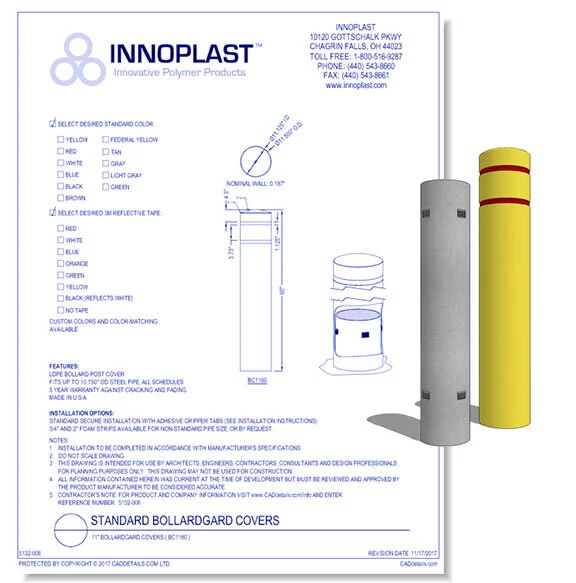 20+ CAD Drawings of Bollards for Providing Safety and Security to the ...
