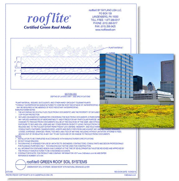 20+ CAD Drawings for Your Next Green Roof Project | Design Ideas for ...