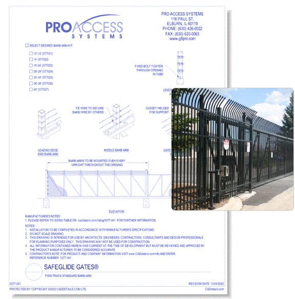 15+ CAD Drawings of Fences & Gates Perfect for Your Projects | Design ...