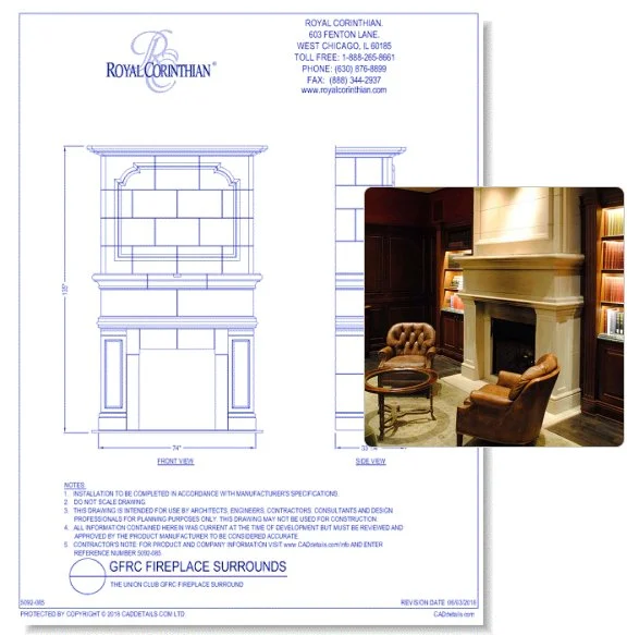 15+ Fireplace CAD Drawings to Help You Create a Warm & Ambient Evening ...