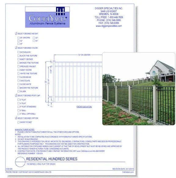 15+ CAD Drawings of Fences & Gates Perfect for Your Projects | Design ...