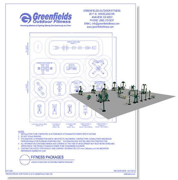15+ CAD Drawings for the Best Outdoor Exercise Area | Design Ideas for ...