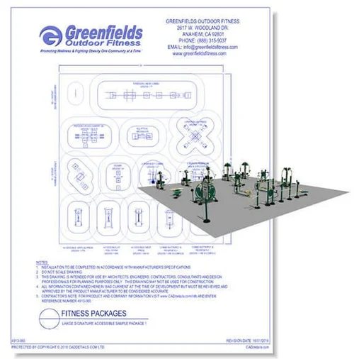 15+ CAD Drawings for the Best Outdoor Exercise Area | Design Ideas for ...