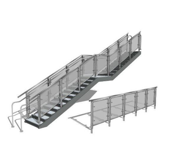 20+ CAD Designs of Contemporary Railing for Your Residential or ...