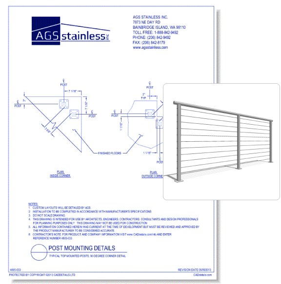 20+ CAD Designs of Contemporary Railing for Your Residential or ...