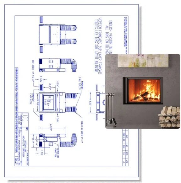 15+ Fireplace CAD Drawings to Help You Create a Warm & Ambient Evening ...