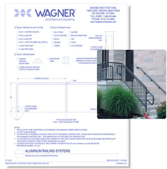 Discover 20+ CAD Drawings for Railings & Stair Solutions for your 2024 ...