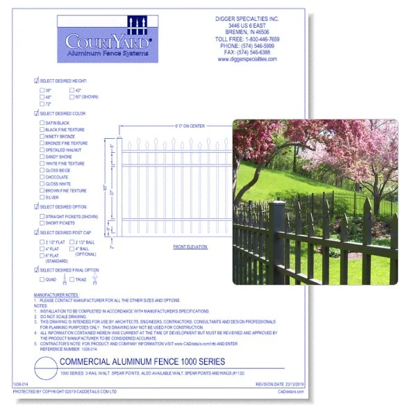 15+ CAD Drawings of Fences & Gates Perfect for Your Projects | Design ...