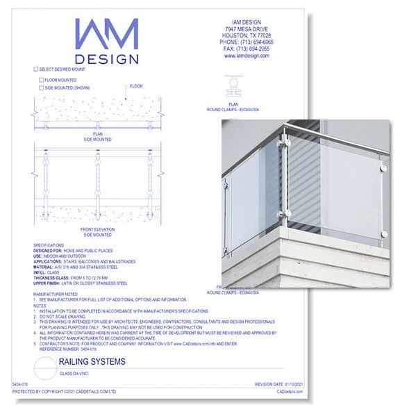 Top 15+ CAD Drawings of Railings for your 2022 Projects | Design Ideas ...