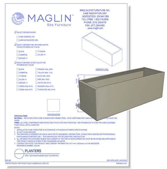 15+ CAD Drawings of Planters & Planting Accessories | Design Ideas for ...