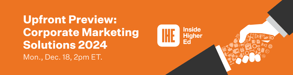 Inside Higher Ed Events — Inside Higher Ed Solutions