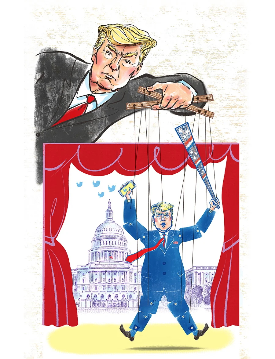 Donald Trump, the Master Trumppeteer pulling all the strings — steven ...