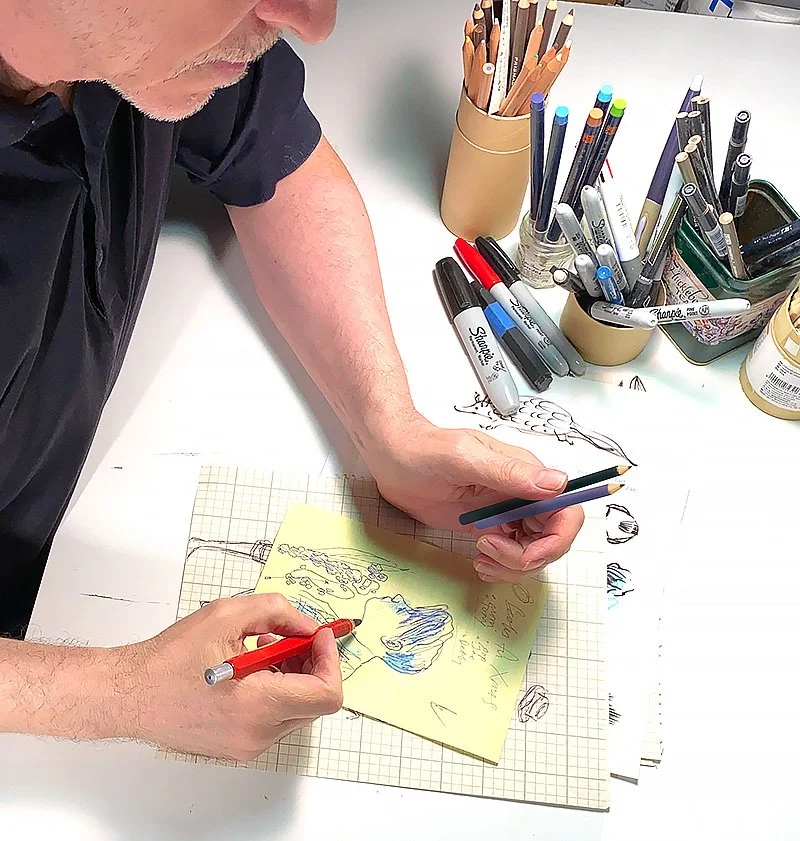 brief bio of illustrator Steven Salerno — steven salerno