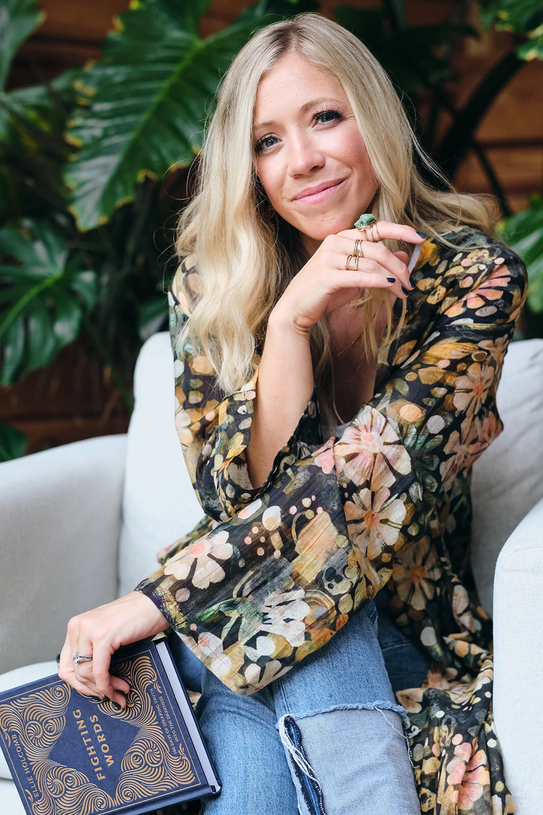 Ellie Holcomb - Fighting Words Devotional: 100 Days of Speaking Truth ...