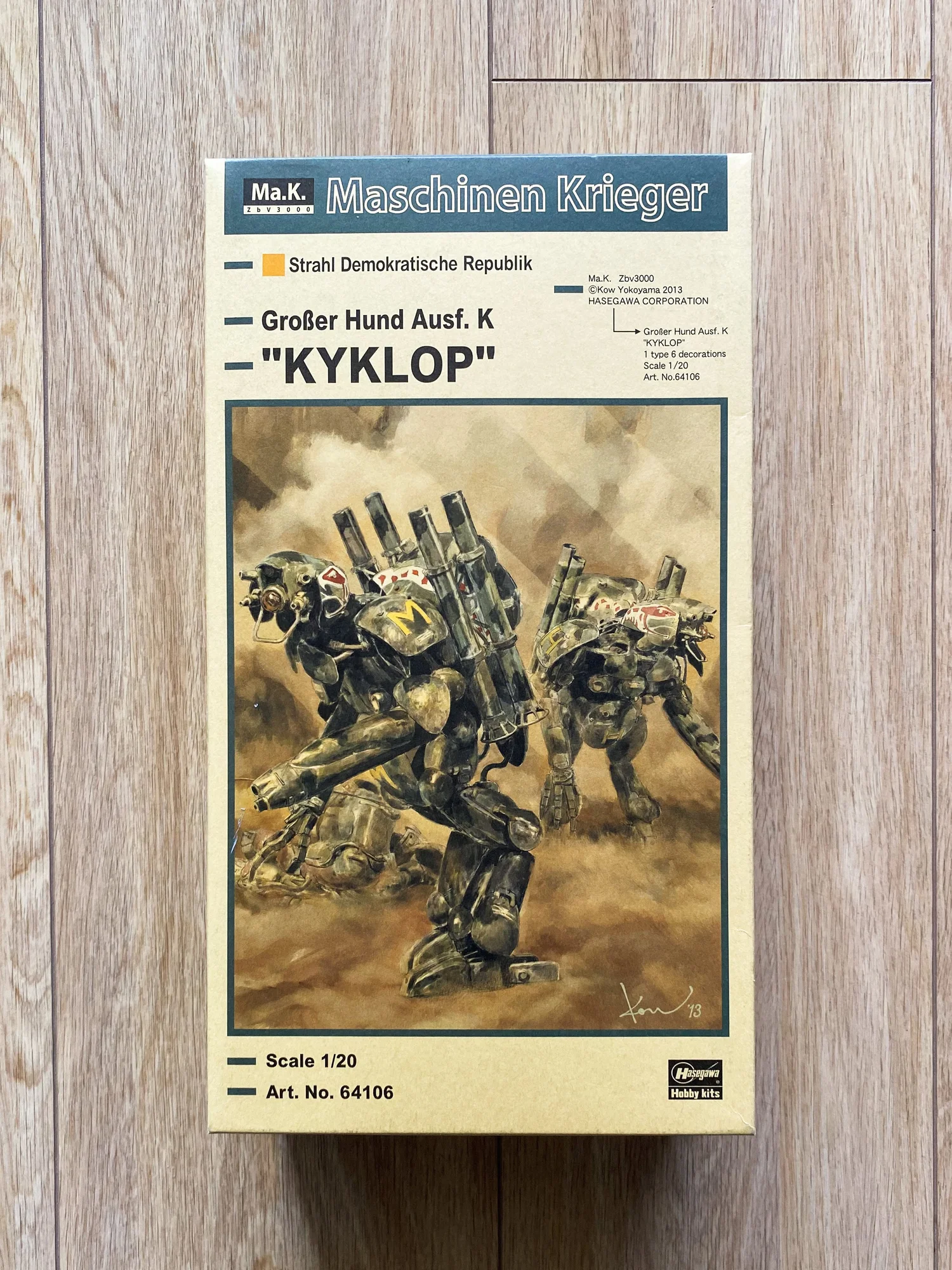Maschinen Kieger Kyklop Großer Hund Aquired! — Paint on Plastic