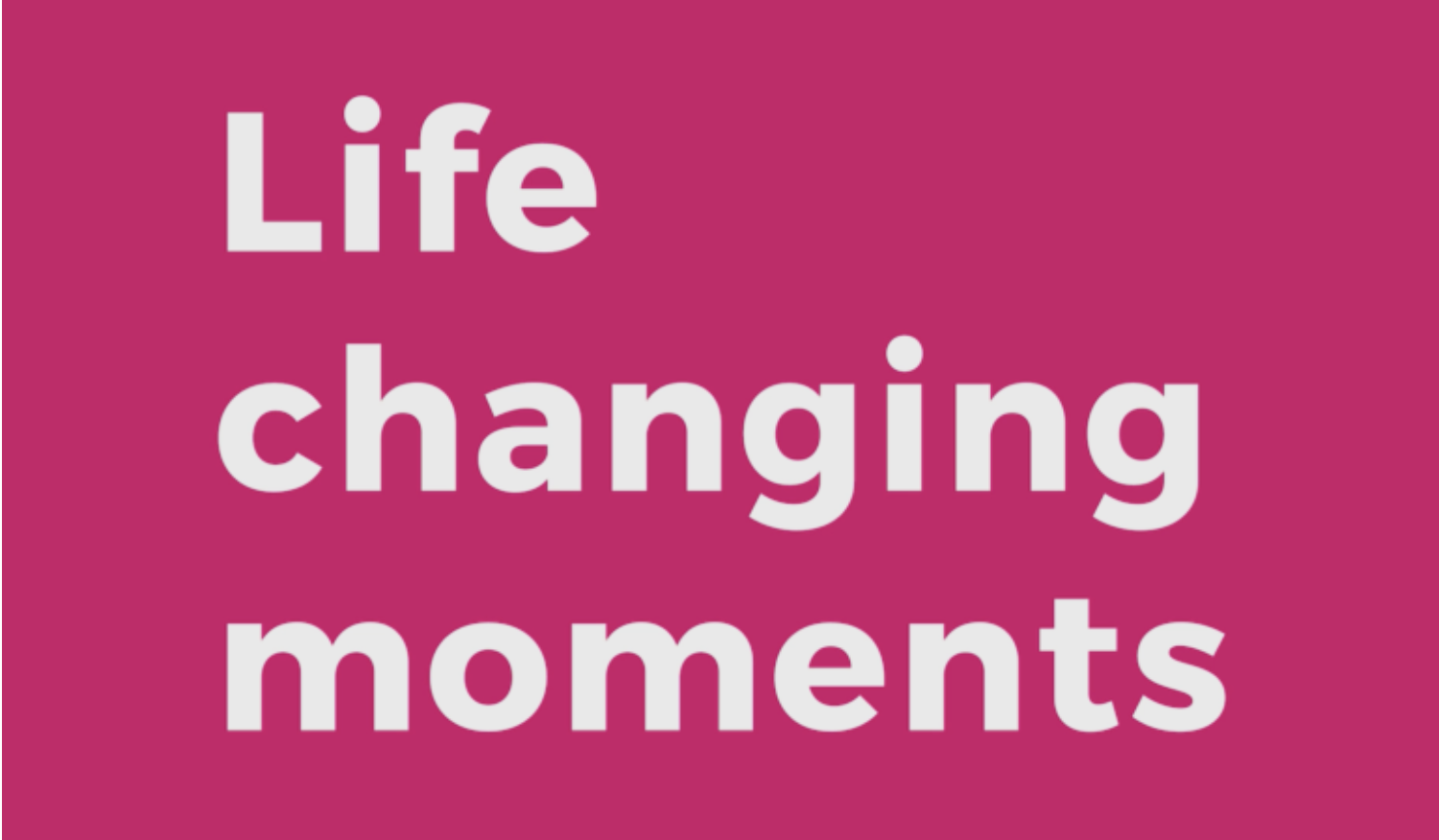 LIFE CHANGING MOMENTS — Mediatone