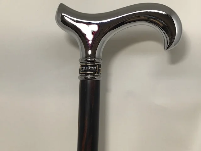 ARMY Ebony Wood Cane with Matching Handle — MILITARY CANES